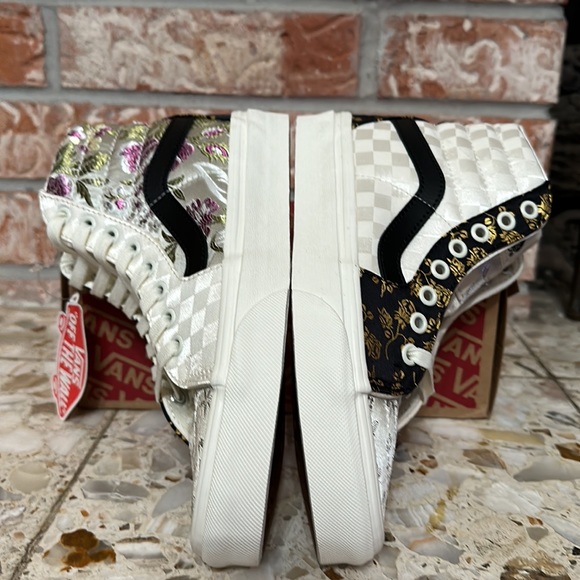 Vans | Shoes | Vans Sk8 Hi Brocade Patch Work True | Poshmark